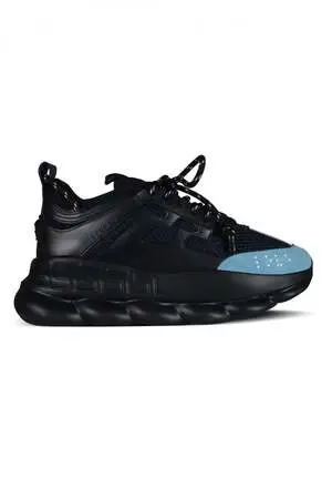 Versace Chain Reaction Sneakers - Black