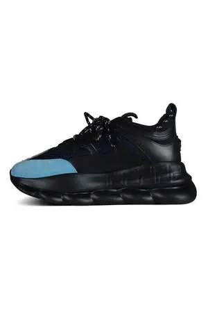 Versace Chain Reaction Sneakers - Black