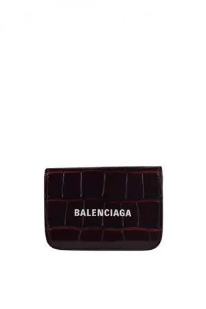 Balenciaga Wallet Cash Mini - Red