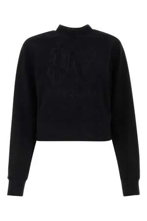 Palm Angels Cotton Sweatshirt - Black