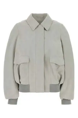 Loewe Suede Jacket - White