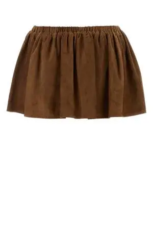 Miu Miu Suede Mini Skirt