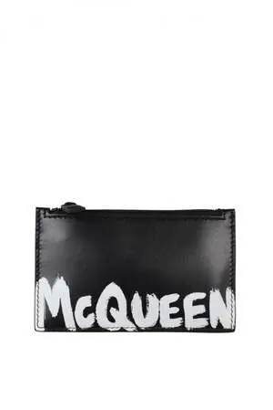 Alexander McQueen Card Holder - Black