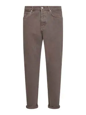 Brunello Cucinelli Button Detailed Jeans For Men
