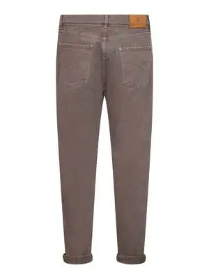 Brunello Cucinelli Garment-dyed Denim Iconic Fit Jeans - Multicolor