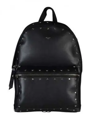 JIMMY CHOO Wilmer Leather Backpack With Star Embellishments - Black
