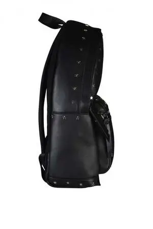 JIMMY CHOO Wilmer Leather Backpack With Star Embellishments - Black
