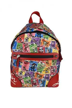CHRISTIAN LOUBOUTIN Print Nylon Backpack - Multicolor