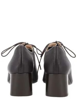 LEMAIRE Lamb Leather Lace-up High Heel Shoes