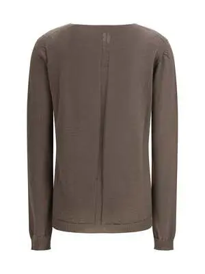 Rick Owens V-neck Fine Knit Sweater - Gray
