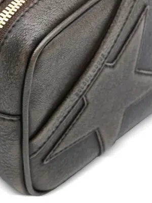 GOLDEN GOOSE Star Detail Leather Crossbody Bag - Multicolor
