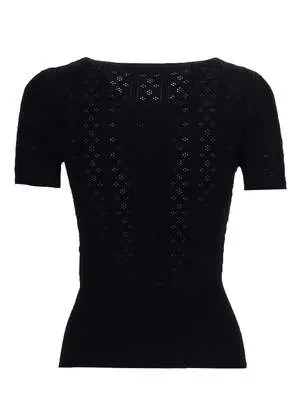 JW Anderson Pointelle Knit T-shirt