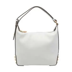 TOD'S Leather Mini Bucket Bag - White