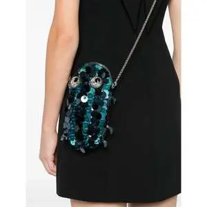 ANYA HINDMARCH Mini Sequined Bag - Blue