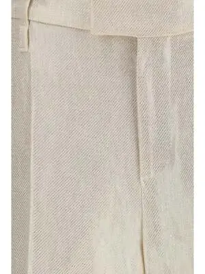Brunello Cucinelli Linen Tailored Pants