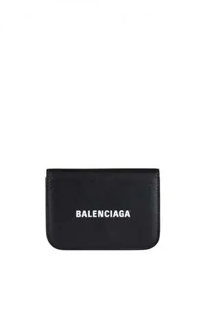 Balenciaga Wallet Cash Mini - Black