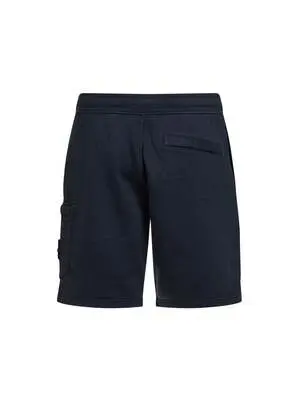 Stone Island Organic Cotton Fleece Jogger Shorts - Multicolor