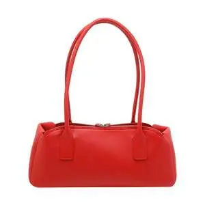 COURREGES Stripe Naplack Shoulder Bag