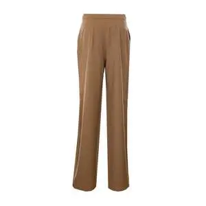 Max Mara Corone Wool Canvas Jogging Trousers - Brown