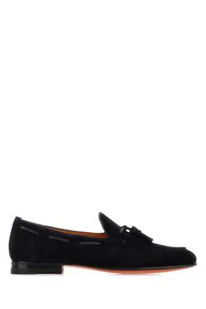 Santoni Suede Loafers