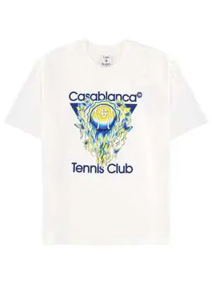 Casablanca Tennis Club Graphic T-shirt - White