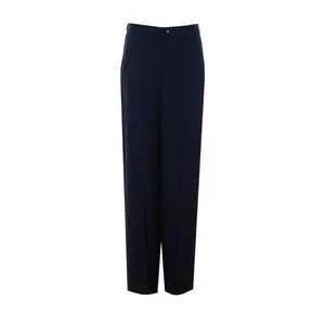 High Waist Navy Trousers