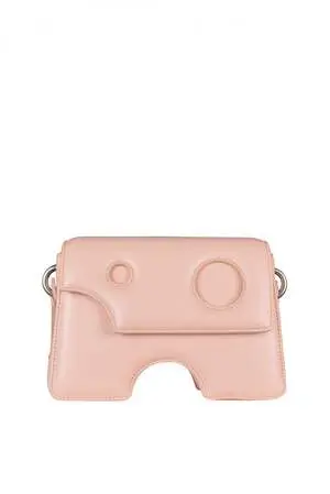 Off-White Off-White Cut Out Shoulder Bag Pink