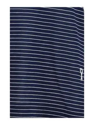Ami Striped Cotton Tank Top