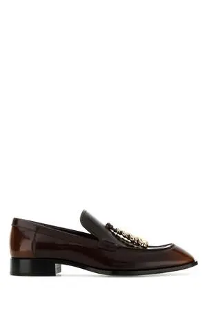 Loewe LOEWE Chocolate Leather Loafers Brown