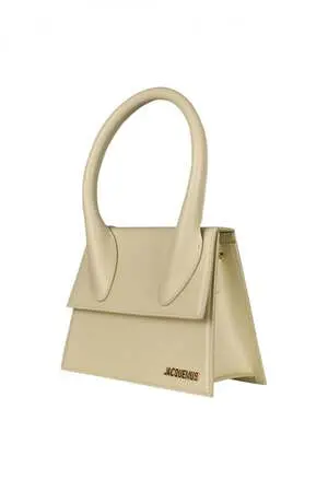 Jacquemus Le Grand Chiquito Top Handle Bag - Cream
