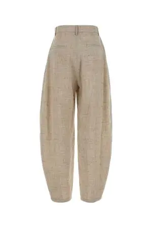 Moschino Melange Sand Jersey Wide-leg Pant - Brown