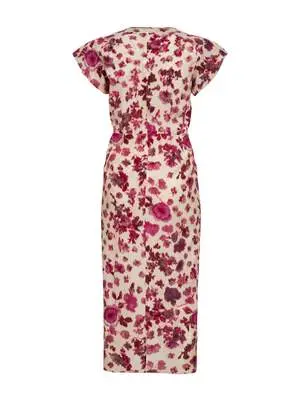 Isabel Marant Étoile Printed Stretch Silk Midi Dress - Multicolor