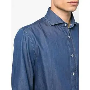 Brunello Cucinelli Shirts - Blue