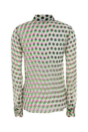 Dries Van Noten Printed Chiffon Shirt - Multicolor