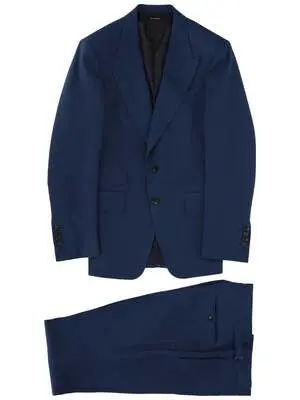 TOM FORD Two-piece Wool Dress - Blue