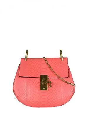Chloé Drew Shoulder Bag - Pink