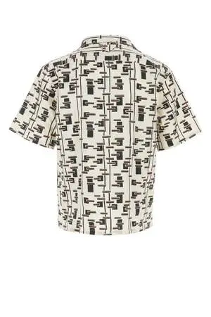 Prada Printed Poplin Shirt - Multicolor