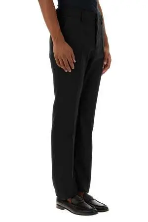 Valentino Garavani Wool Blend Trousers - Black