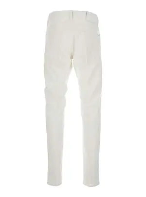 Dsquared2 Five-pocket Cotton Jeans With Back Logo Patch