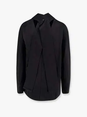 TOTEME Cowl Neck Viscose And Linen Shirt