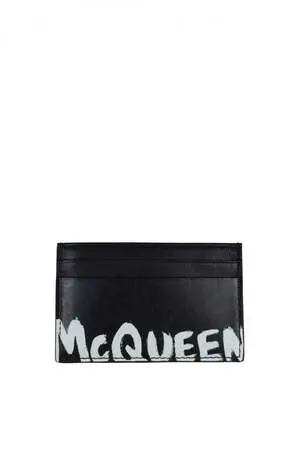 Alexander McQueen Card Holder - Black