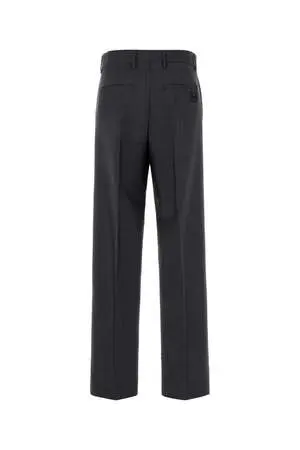 Miu Miu Charcoal Mohair Blend Trousers