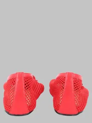 GANNI Biker Boots - Red