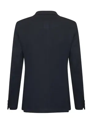 Tagliatore Blue Jersey Montecarlo Double-breasted Blazer - Multicolor