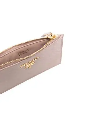 Prada Saffiano Zipped Card Case