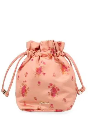 GANNI GANNI Pouch With Print Pink