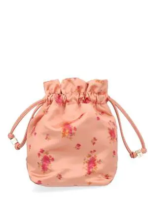 GANNI Pouch With Print - Pink