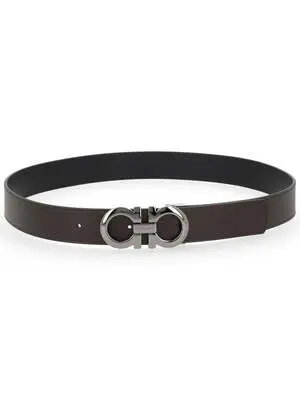 FERRAGAMO Ferragamo Reversible Gancini Belt Brown
