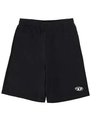 DIESEL® Cotton Logo Shorts