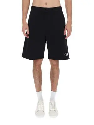 DIESEL® Cotton Logo Shorts